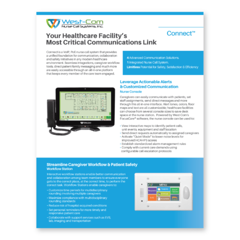 Connect Nurse Call | West-Com Nurse Call Systems